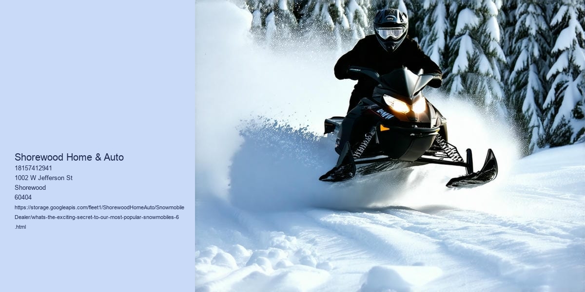 What's the exciting secret to our most popular snowmobiles?